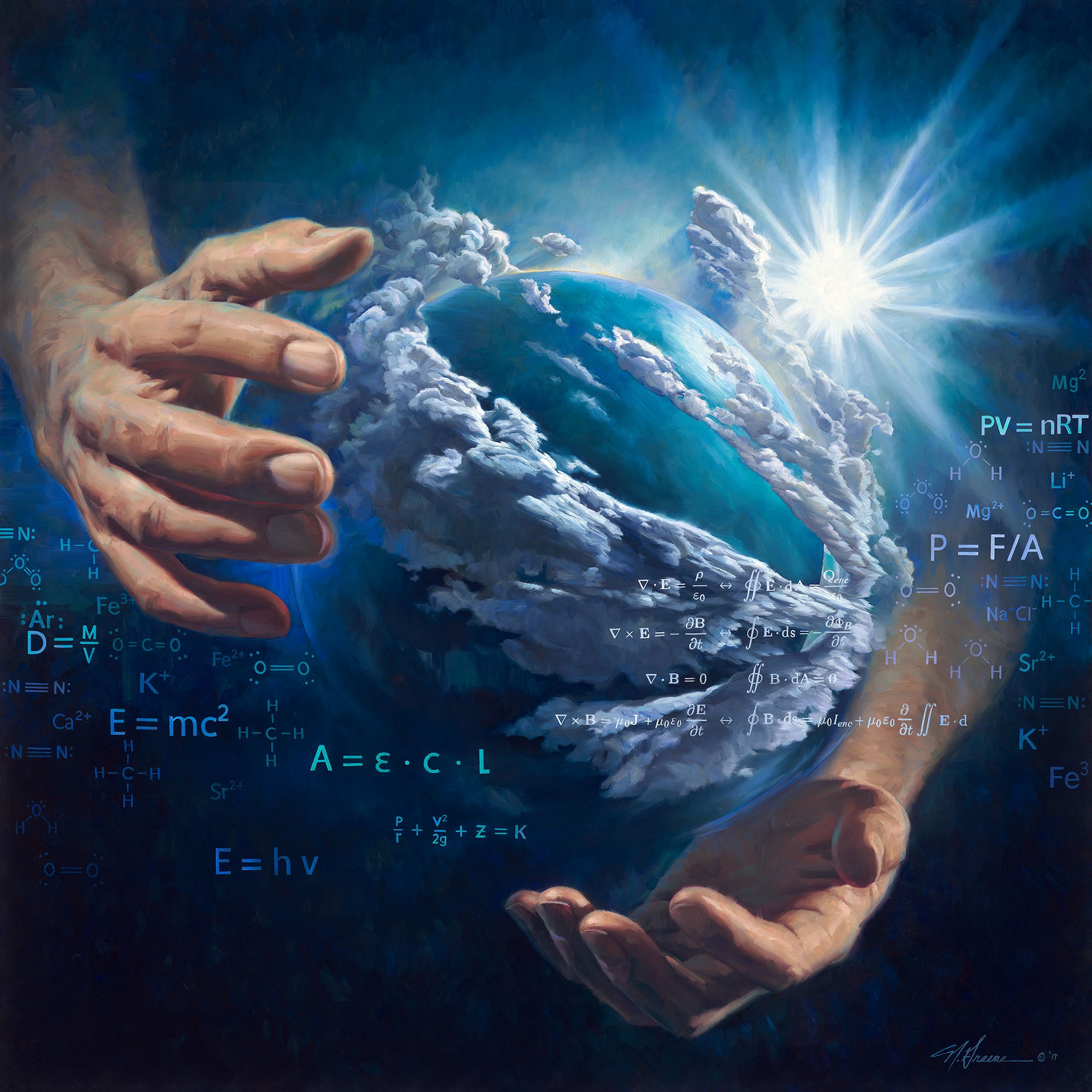 Days of Creation 02 – The Second Day Gallery Wrap Studio Canvas Giclee ...